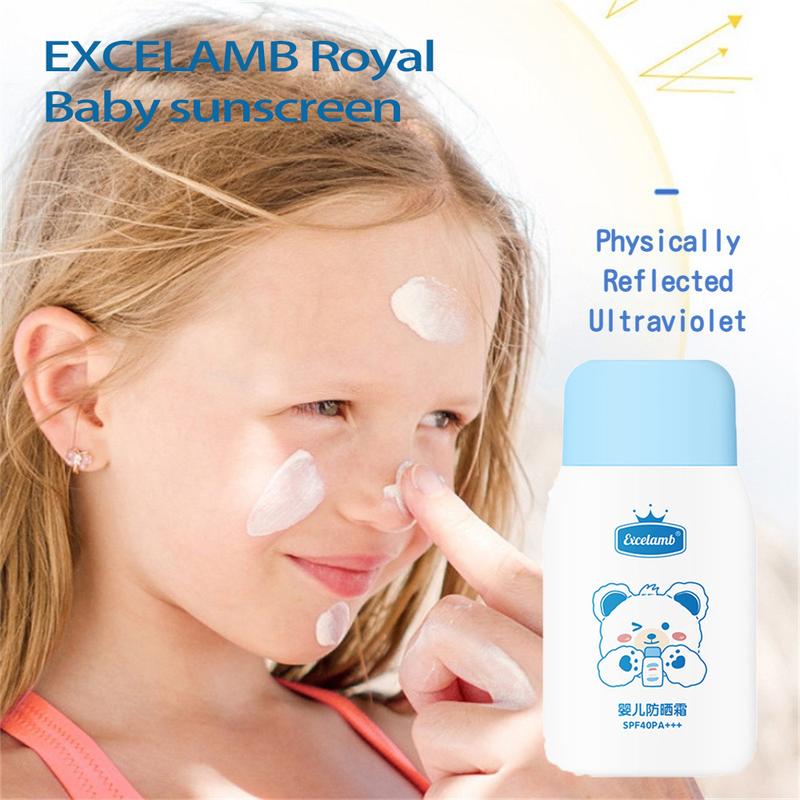 KUESICR EXCELAMB Spf40+ Baby Children Sunscreen Long-lasting ...