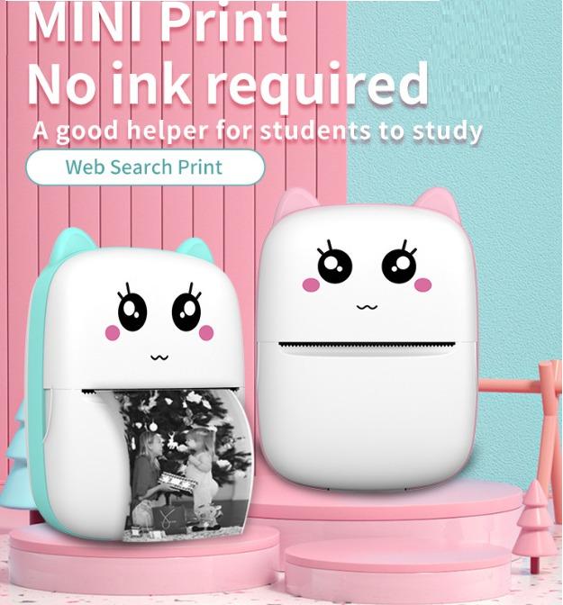 SMARTCOM - Mini Printer Thermal Bluetooth 58mm Cute CAT Ceta - Shop ...