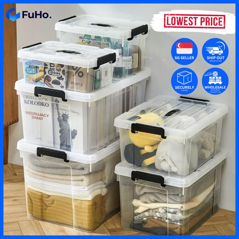 CHEAPEST! FuHo Transparent Storage Box Organiser Stackable | - TikTok ...