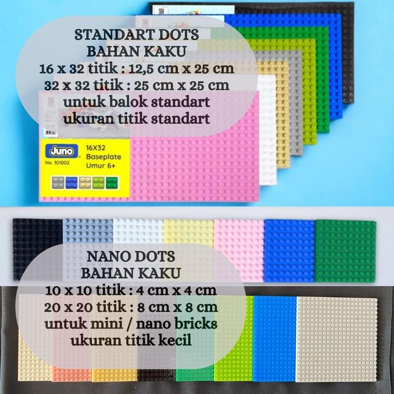 BASE PLATE TOYS JUNO / TATAKAN ALAS MAINAN BALOK BAHAN KAKU - Shop ...
