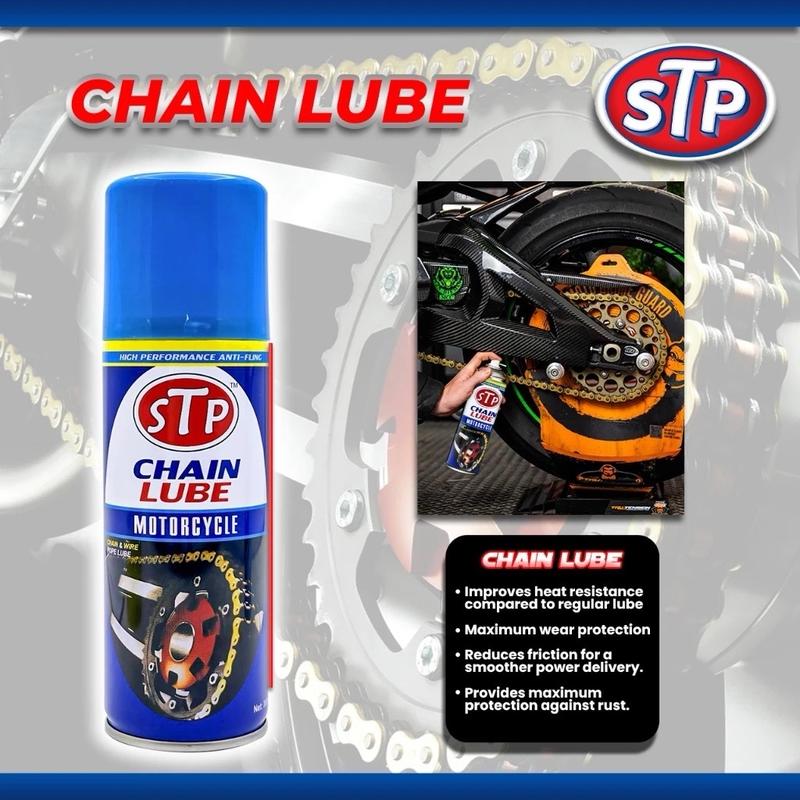 STP CHAIN LUBE 300ML MINYAK RANTAI SPRAY RANTAI CHAIN OIL ST - TikTok ...