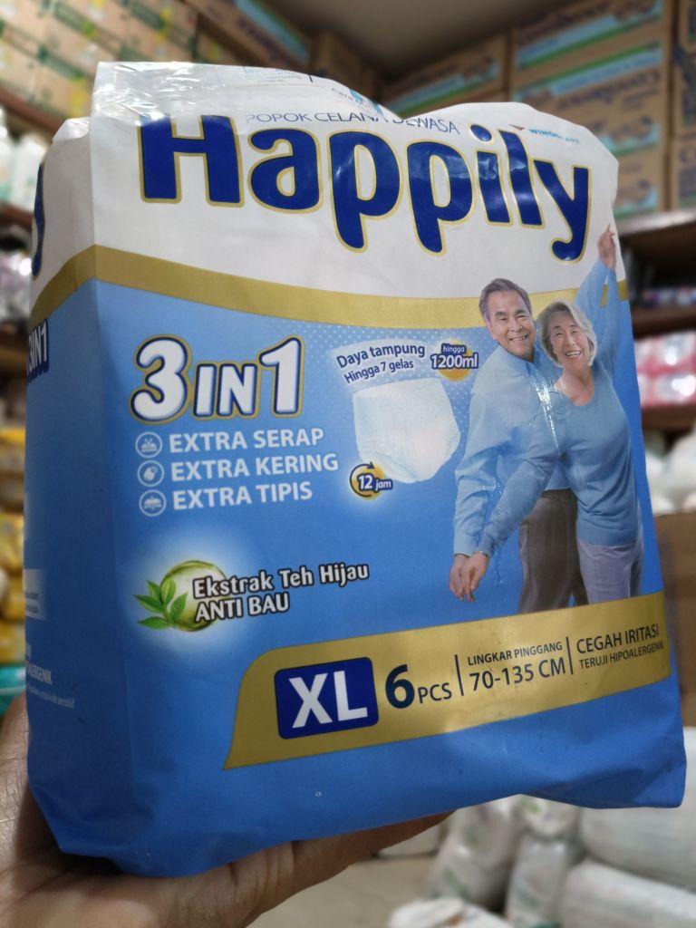PROMO Happily popok celana dewasa 31n1 XL6 - Shop | Tokopedia