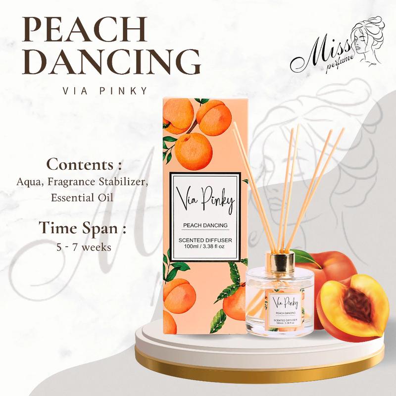 PEACH DANCING 100ML HOME DIFFUSER VIA PINKY AIR FRESHENER AROMA ...