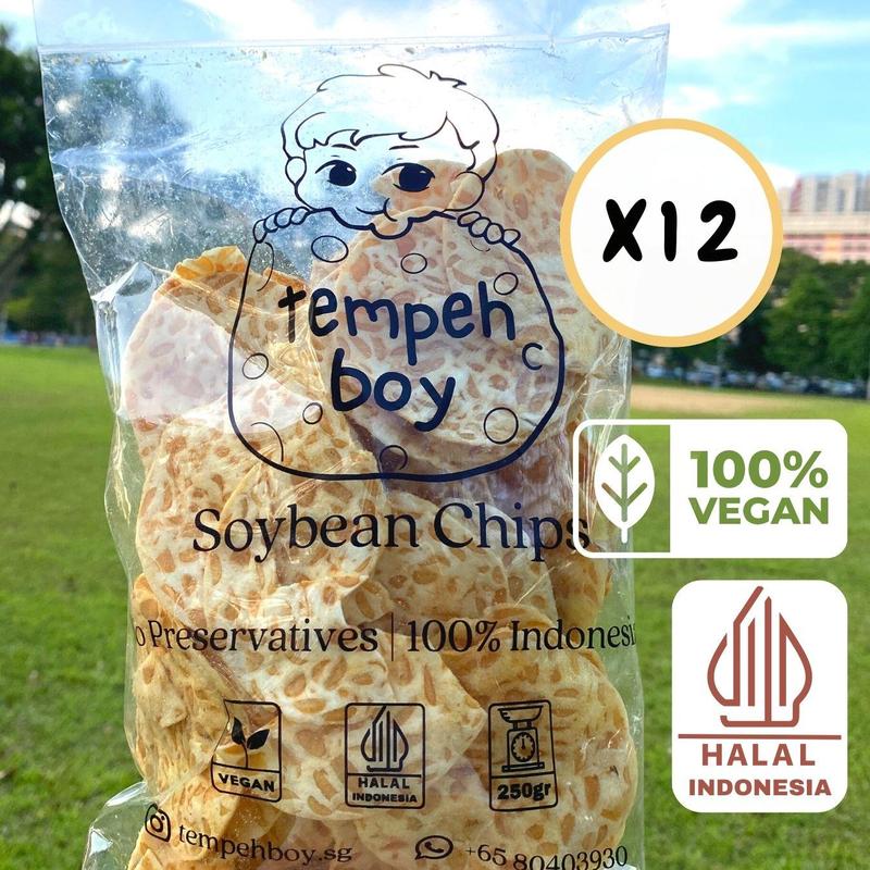 [Tempeh Boy] Tempeh Chips (12 x 250g) - Halal/ Vegan/ Health - TikTok ...