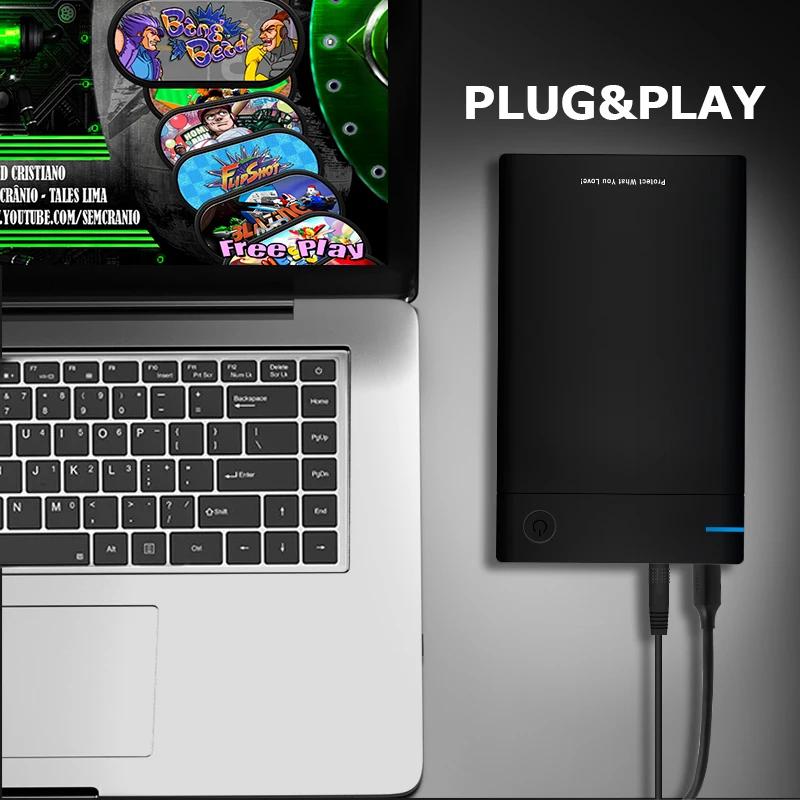 Hyperspin Attraction Gaming HDD Retro Game Console with 100000 Games ...