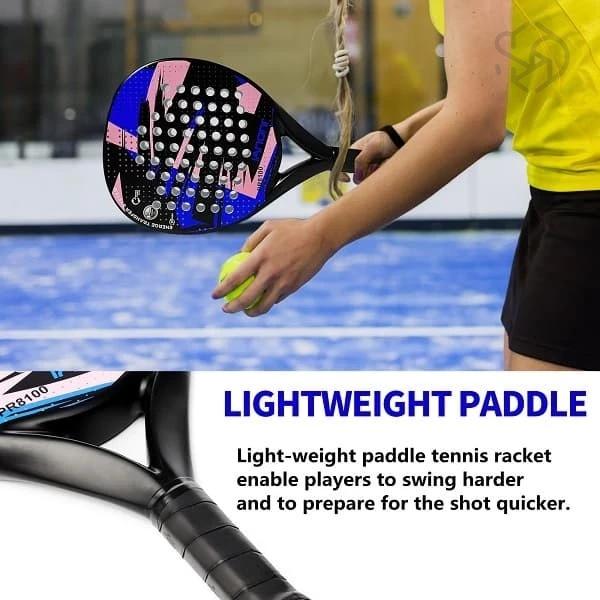 IANONI Padel Racket PR8100 Full Carbon Fiber Raket Paddle IANONI PR ...