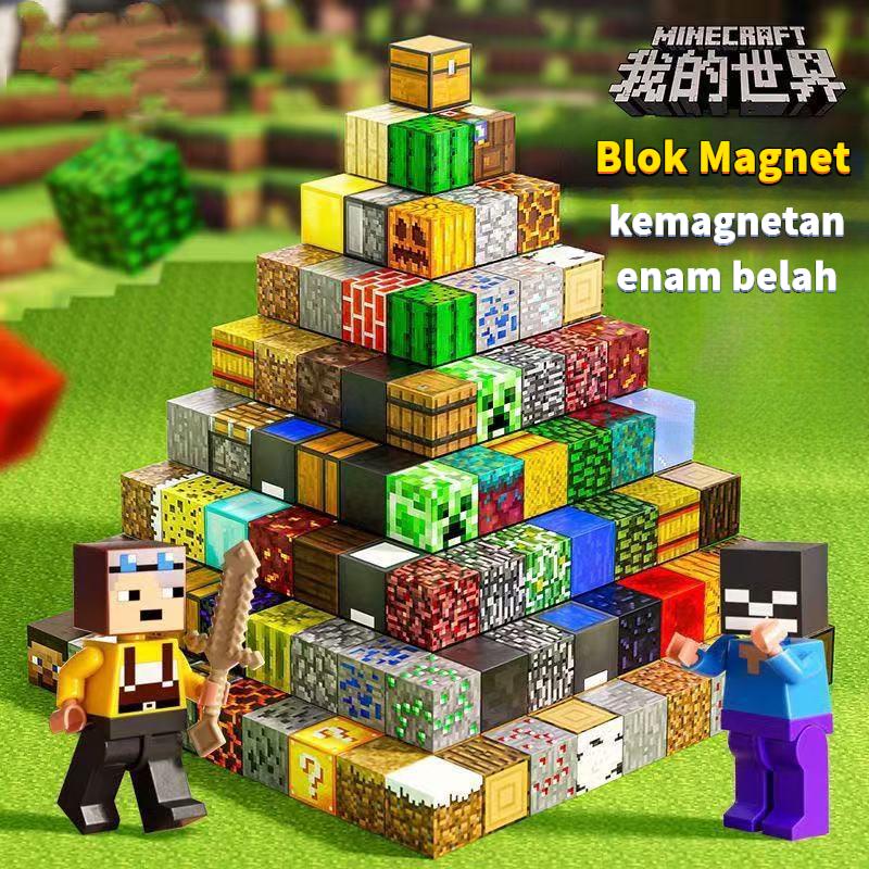Blok Magnetik, Tema Kiub, Blok Bangunan, Permainan Teka-teki - TikTok Shop Malaysia