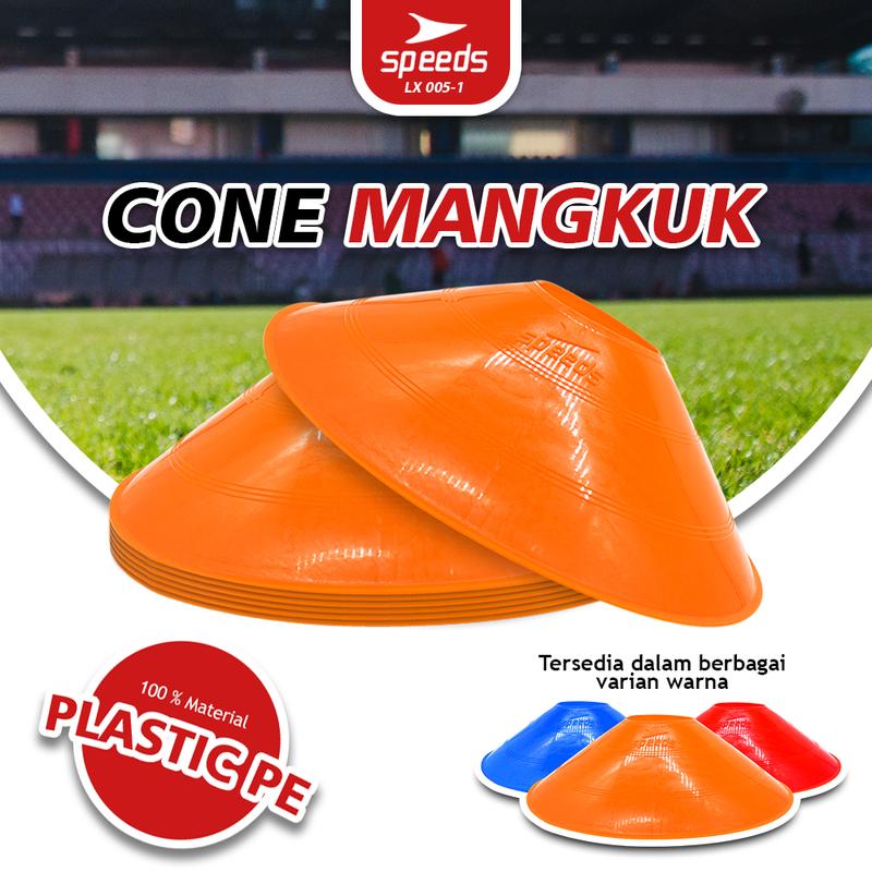 SPEEDS Cone Mangkok 1 Set Latihan Bola Alat Olahraga Sepak Bola - Shop ...