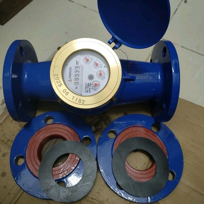 Jual Meteran Air 2 Inch 1 Set Include Flange & Seal Merk AMICO LXSG 50E ...
