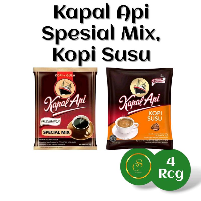 Kapal Api Spesial Mix Sachet Coffee Robusta - Bubuk kopi kapal - Shop ...