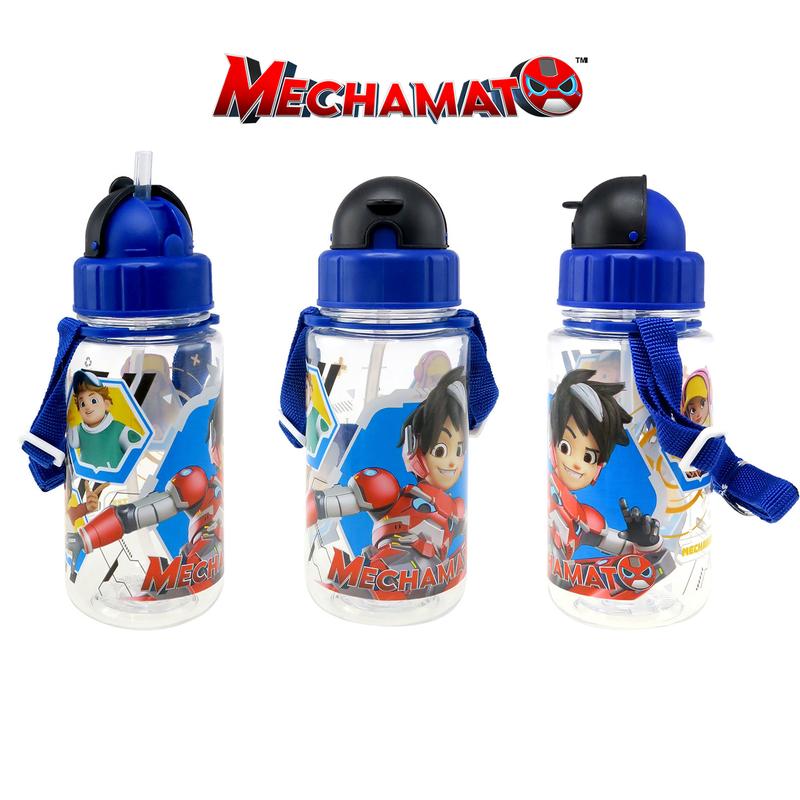 New! Mechamato Amato MechaBot 350ml Tritan Water Bottle / Botol ...