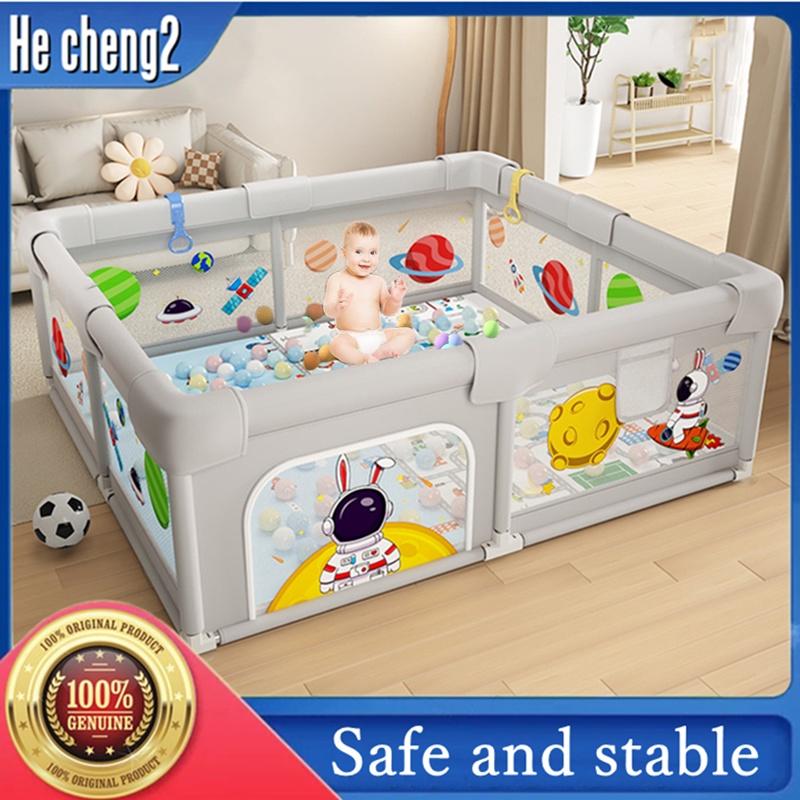 Baby Playpen Game Fence +60 Marine Balls Playground for 0-6 Years ...