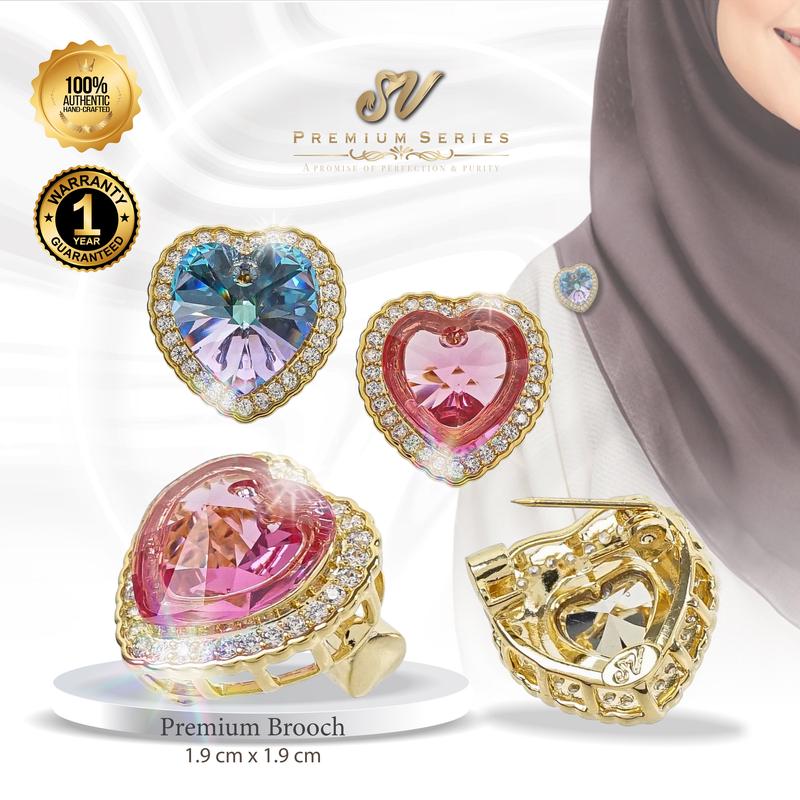 Sv Premium Elegant Shiny Pin Tudung Exclusive Love Hijab Pin - TikTok ...