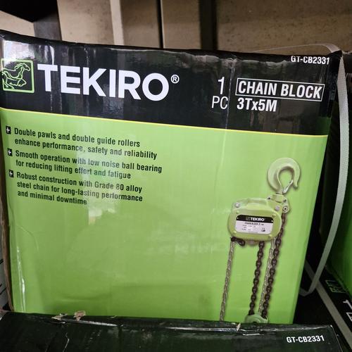 Promo TEKIRO Chain Block 3T x 5M / Rantai Katrol 3 ton x 5 meter ...
