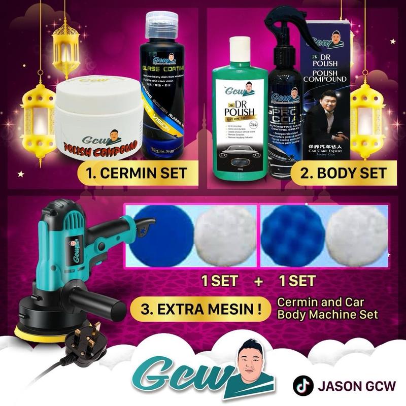 Set Penggilap dan Salutan, GCW, 1 Keping, Sesuai untuk Automotif ...