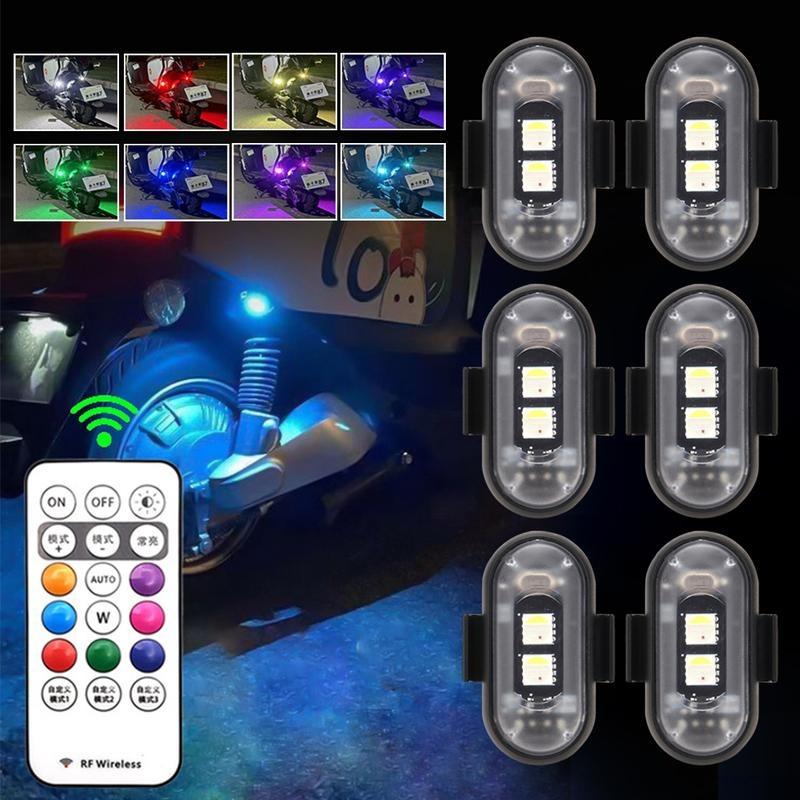 RGB Led Strobe Decorative lights Motorcycle Lights LED Flash - TikTok ...