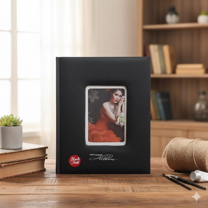 Album Foto 4R Landscape Jumbo 10Sheet Hitam (40 Foto 4R Landscape ...