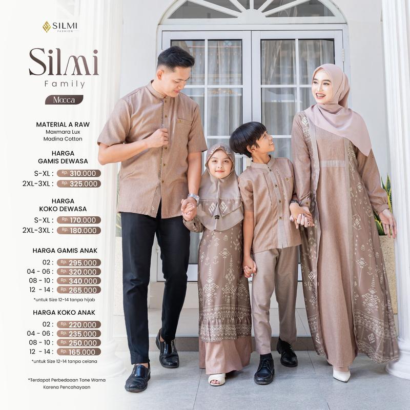Silmi Family Sarimbit Mocca By Silmi Terbaru 2025 - Baju Busana - Shop ...