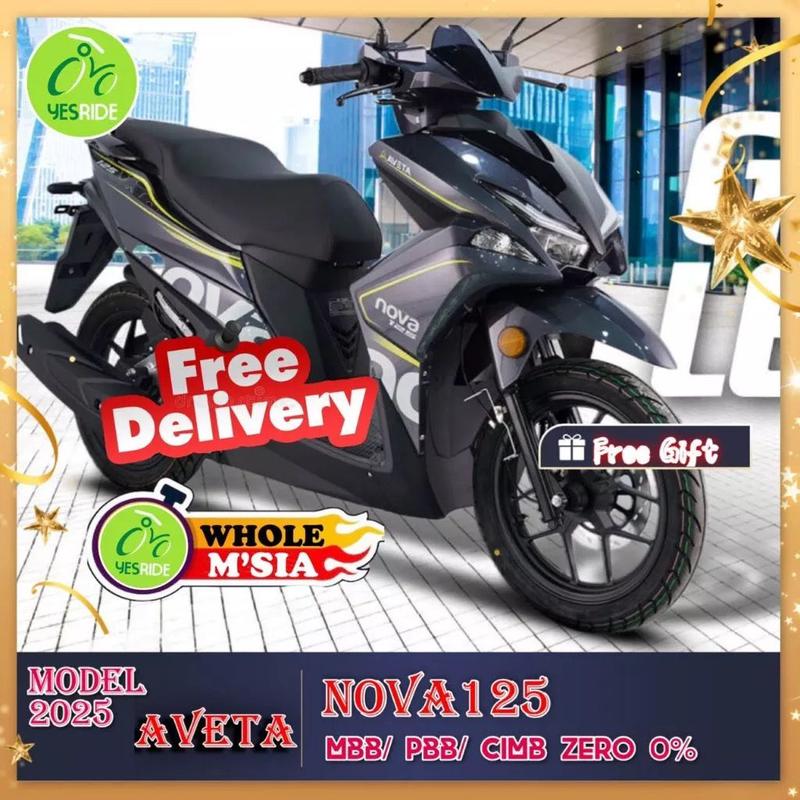 AVETA NOVA125 NEW MODEL 2025 - TikTok Shop Malaysia