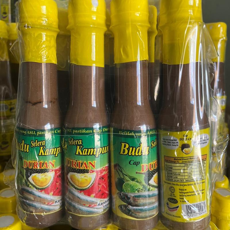 Budu Cap Durian Selera Kampung Original 1Dozen 12btol (Freegift ...