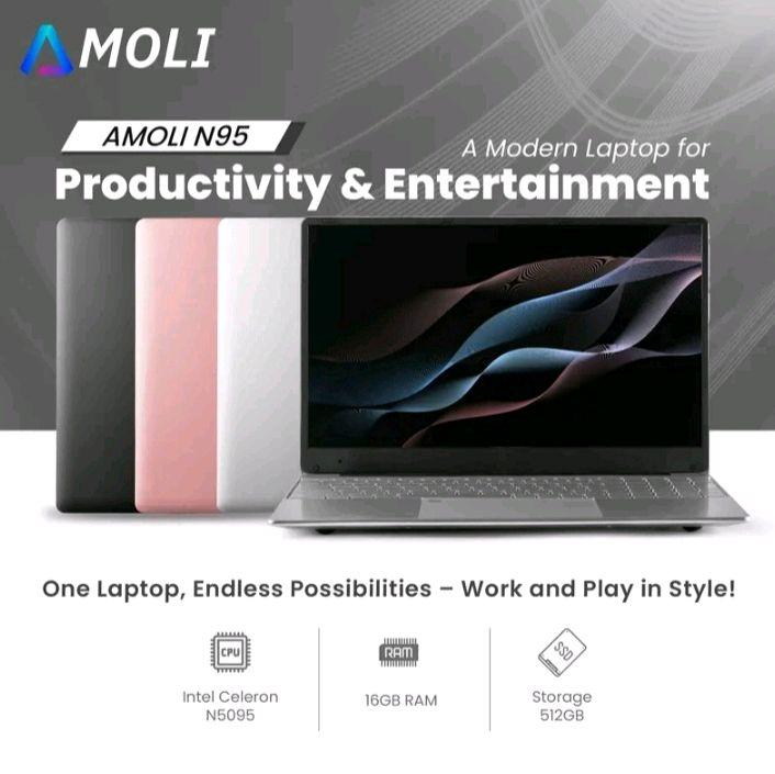 terbaru 2025 promo AMOLI Laptop baru 16" inch intel N95 RAM 16GB - Shop ...