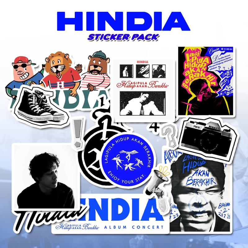 14pcs Sticker baskara putra HINDIA Artist Pack | Stiker Anti - Shop ...