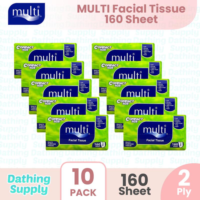 ( Paket 10 PACK ) Tissue Multi Facial Tisu Compact Size Isi 160 - Shop ...