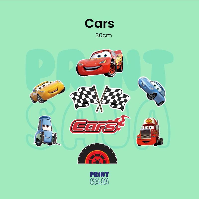 Mini KT Board Karakter Cars - Foamboard 5mm - Ideal Untuk Dekorasi ...