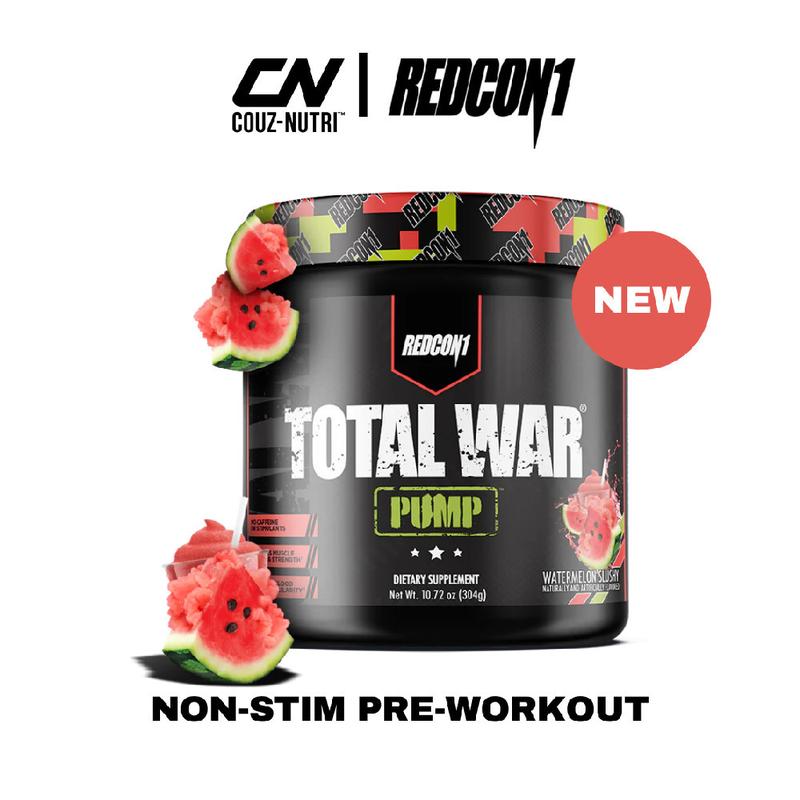 Redcon1 TOTAL WAR PUMP | NON-STIM PRE-WORKOUT (40/20 Servings) - TikTok ...