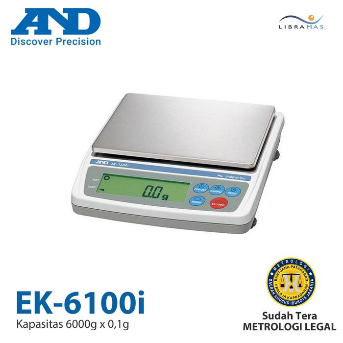 Jual Timbangan A&D, EK-6100i, kapasitas 6000g x 0,1g - Jakarta Utara ...