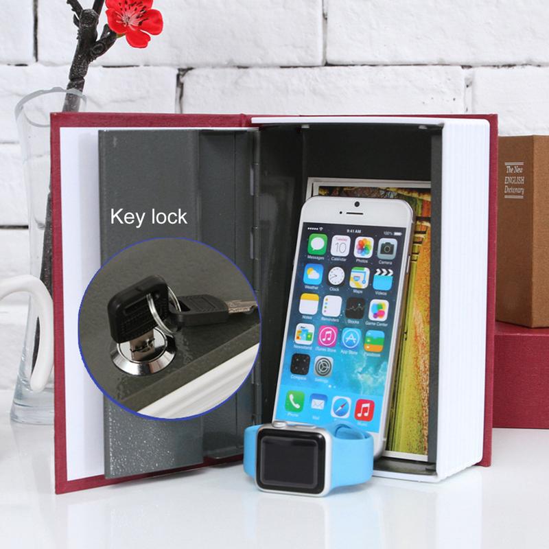seruffmb Safe Deposit Box Anti-theft Reliable Key Safe Box Creative ...