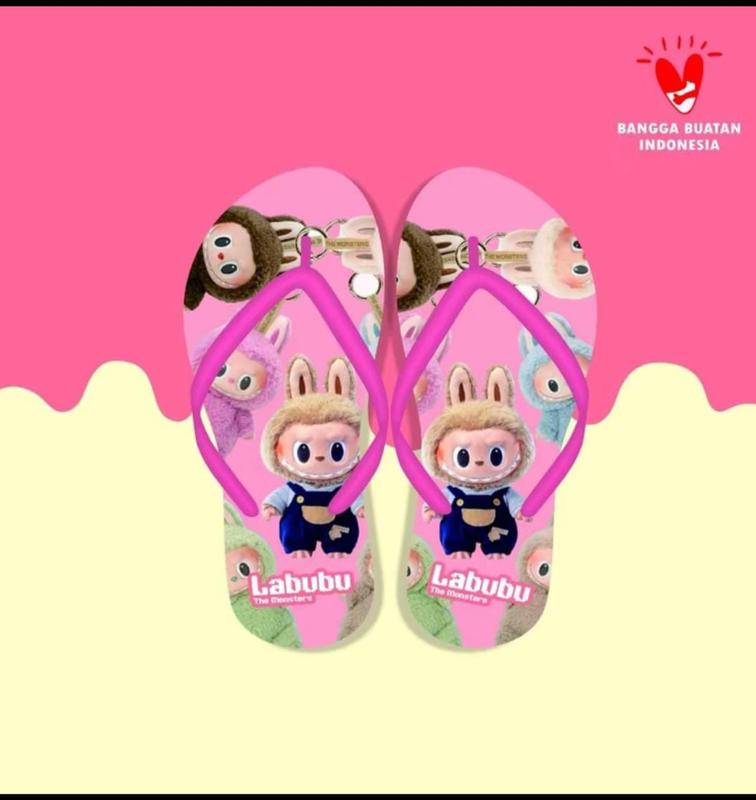 Sandal Jepit Anak Perempuan Labubu Viral Termurah - Fashion - Shop ...