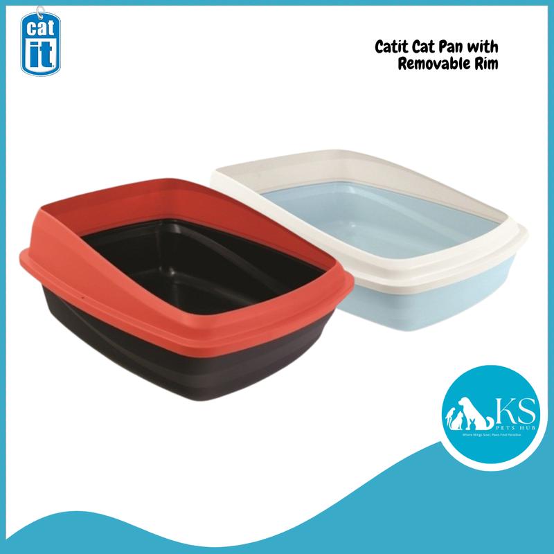 Catit Cat Love Rimmed Pan with Removable Medium (36622) / Large (36623 ...