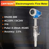 Jual Industrial Electromagnetic Flow Meter Dn200-Dn800 Insertion Sensor ...