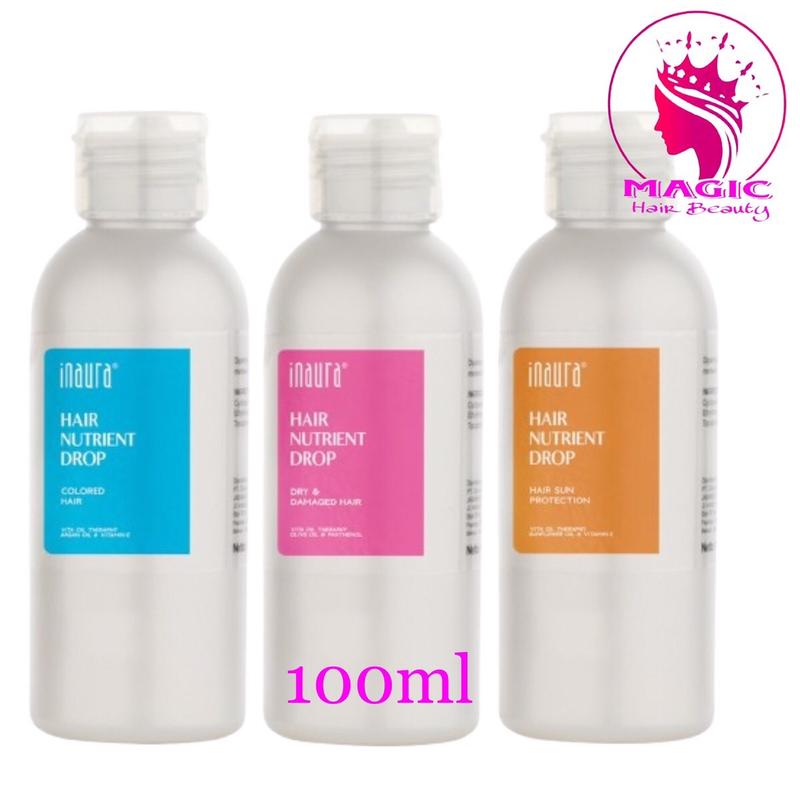 INAURA HAIR VITAMIN RAMBUT Serum DROP 100ml Nutrisi Rambut Haircare ...