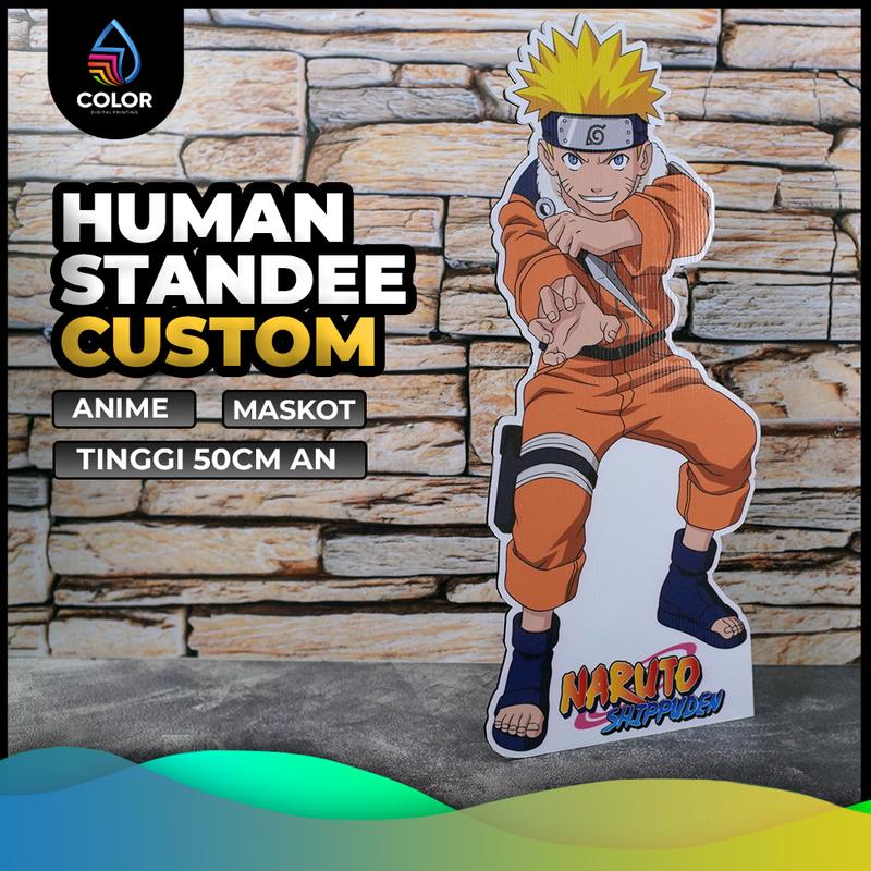 Human Standee Anime Custom Standee Maskot Tinggi 50cm - Shop | Tokopedia