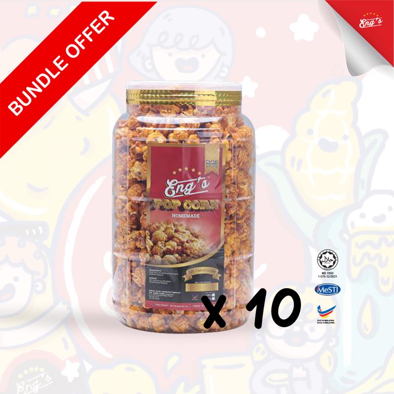 10x Eng's Popcorn Caramel - Biggie 600g - Bundle Offer (Freshly ...