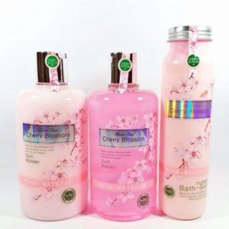 Set Mandian Cherry Blossom Bath Set 3in1 500ml/400ml CHERRY BLOSSOM ...