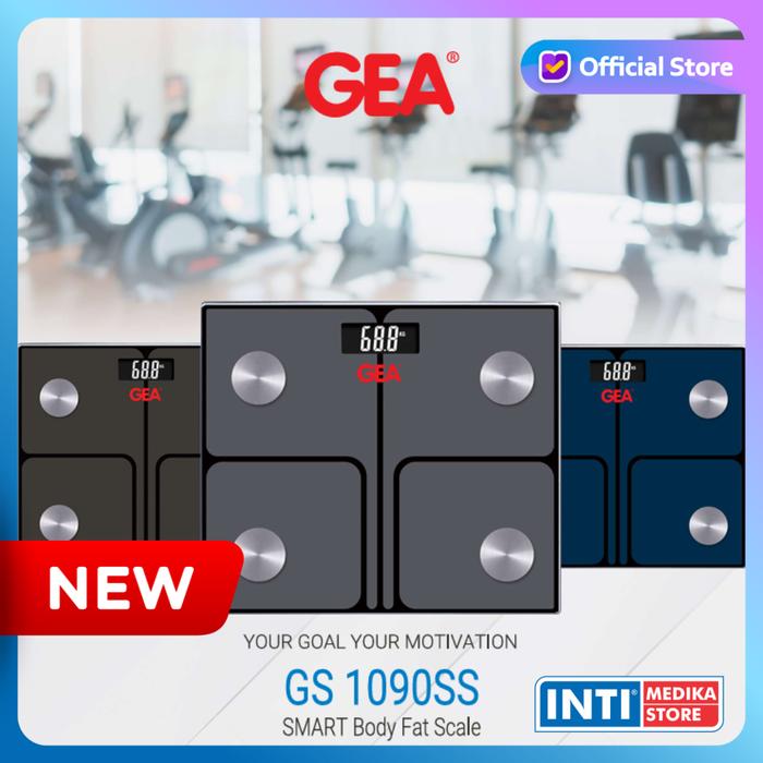 Promo GEA - Timbangan Badan Digital BMI Visceral Fat GS 1090SS | Smart ...
