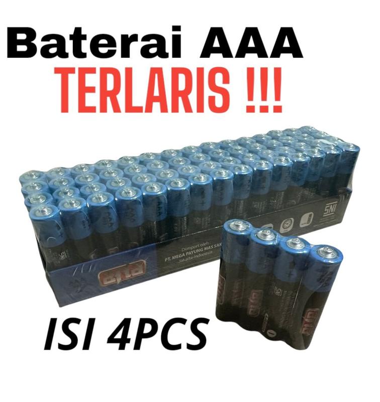 (SP) Baterai Kecil AAA / A3 DYNAMAX Isi 4 pc Batre Remote Batu - Shop ...