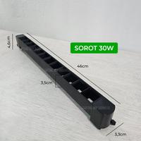 Jual Lampu plafon rell sorot led 20w 30w spotlight warm white track ...