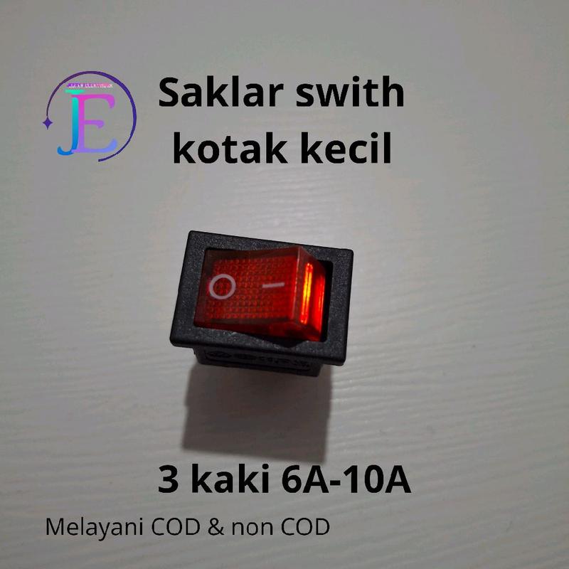 saklar switch 6A kaki 3 kotak kecil 220v - Shop | Tokopedia