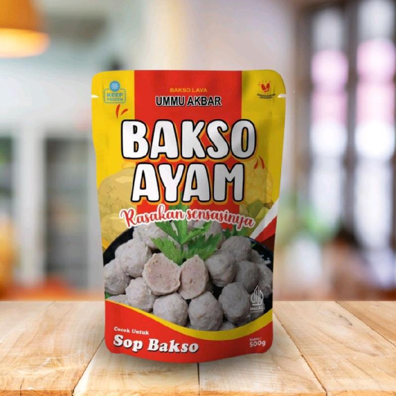 BAKSO FROZEN DAGING AYAM PREMIUM UMMU AKBAR - Shop | Tokopedia