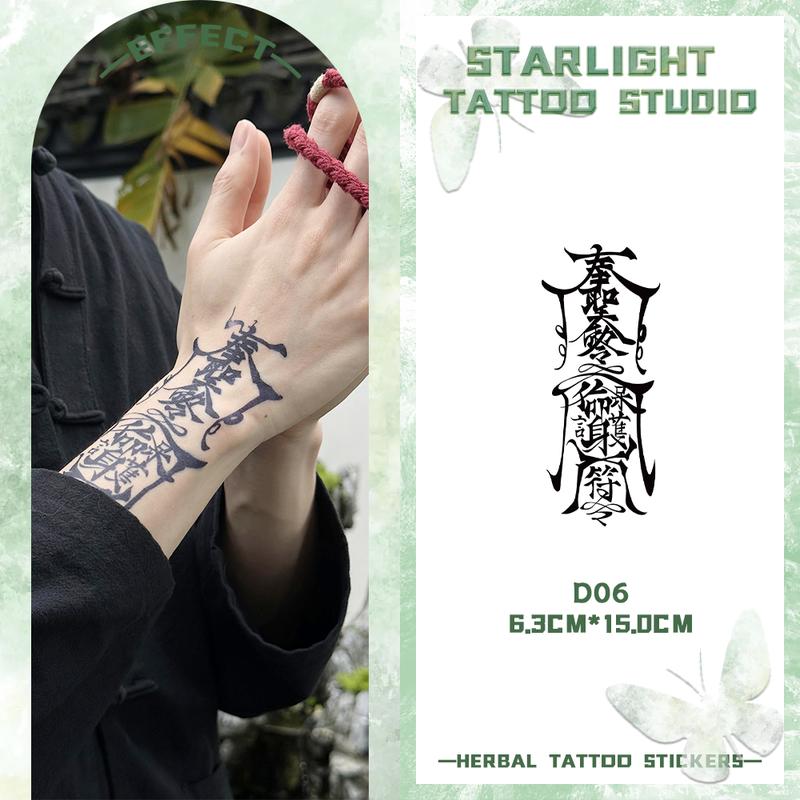 Safe and painless tattoo stickers for men and women, long lasting ...