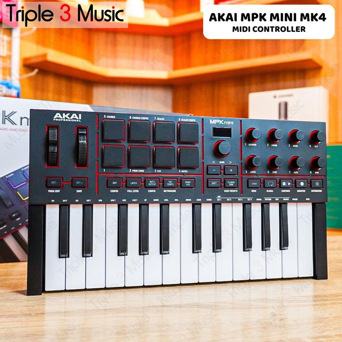 Jual Akai MPK Mini MK4 MK IV MIDI Keyboard Controller 25 Keys MPK MINI ...