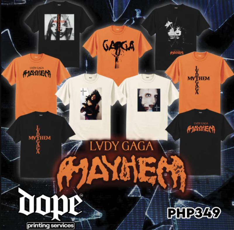 Lady Gaga Mayhem Merch Shirt DOPE - TikTok Shop Philippines