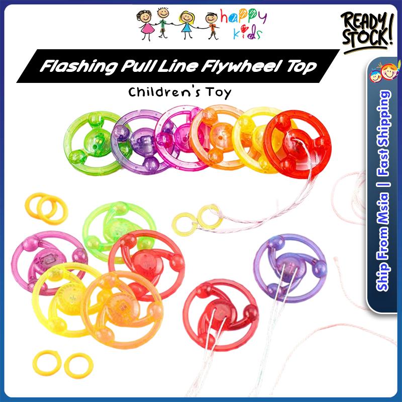 [Happy Kids] Pull Led Flywheel Toy Spinning Toy Mini Toy For - TikTok ...