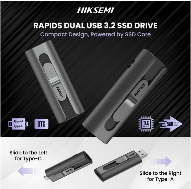 HIKSEMI Rapids Dual USB 3.2 SSD Drive SSD External - Shop | Tokopedia