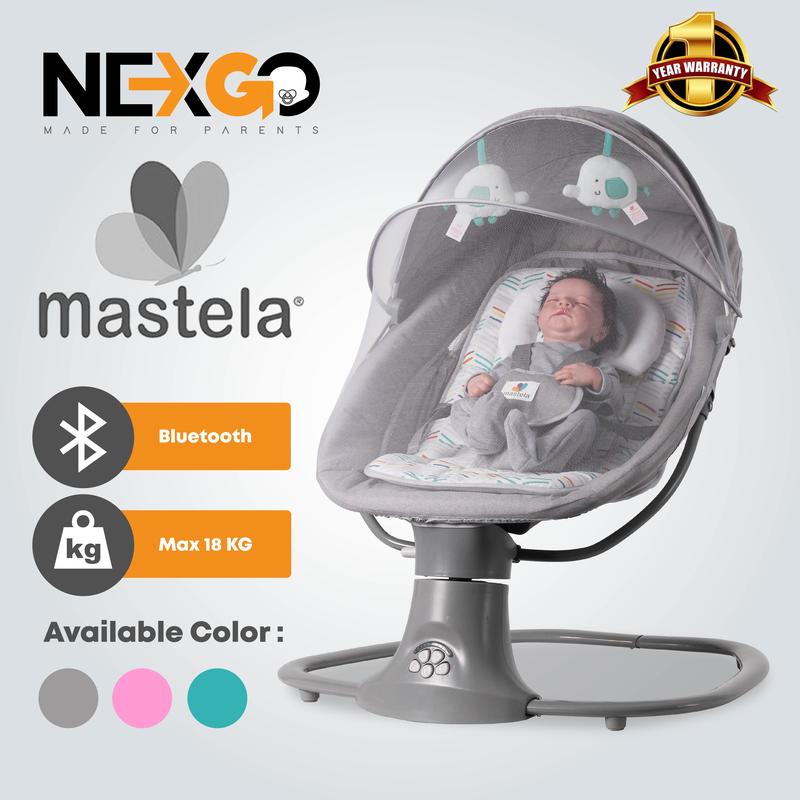 Mastela 3IN1 Baby Swing Newborn to 3 Years Auto Swing Leaf Bouncer ...