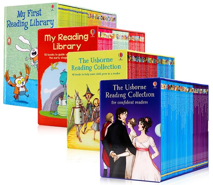Usborne Level 1/2/3/4 Reading Library Collection Box Set (50 - TikTok ...